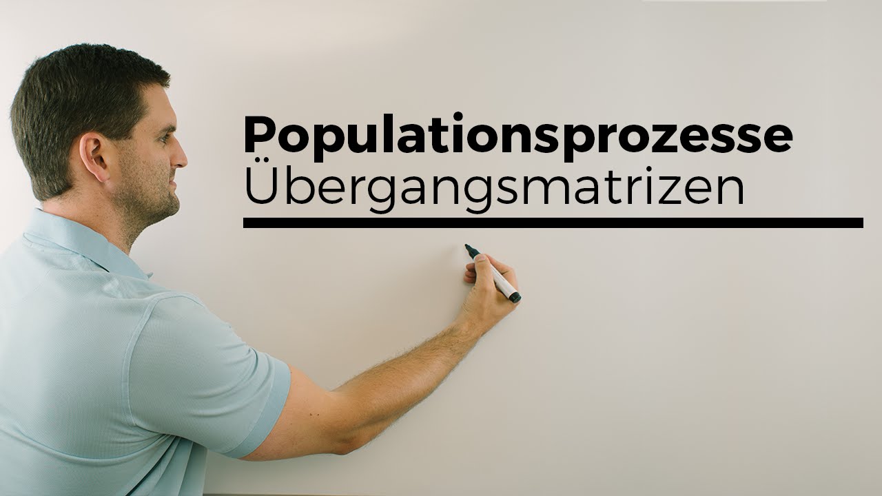 Populationsprozesse, Populationsmatrix, Übergangsmatrizen, Matrix ...