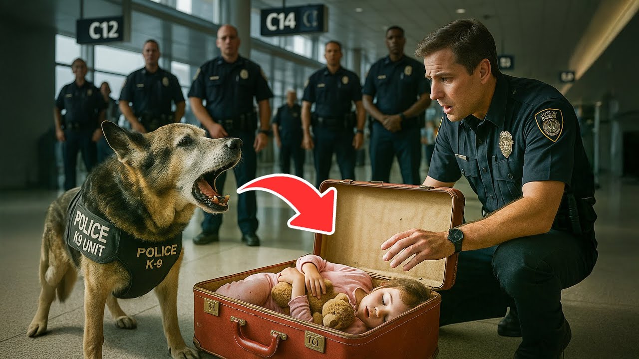 Old K9 Dog Sniffs Out a Suitcase—What They Found Changed Every Life at ...