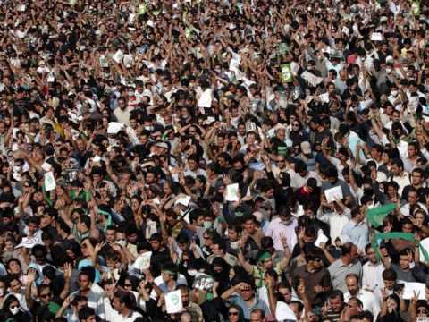 iran 25 khordad tazahorat tehran protest  demonstartion (DOBARE MISAZAMAT VATAN)