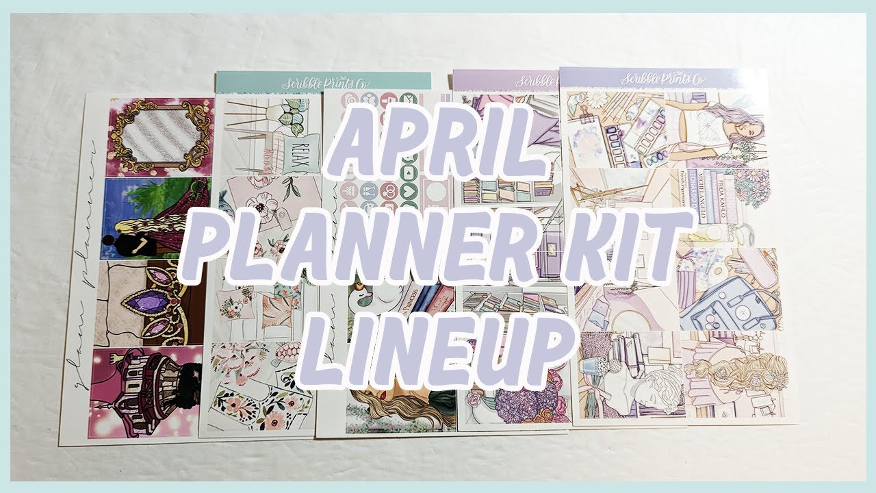 Planner Kit Lineup | April 2023 - YouTube
