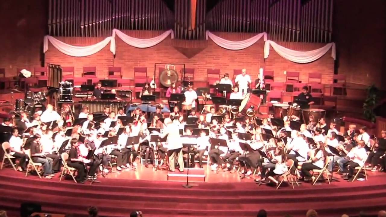 SJUSD Elementary Honor Band performs "Serengeti Dreams" - YouTube