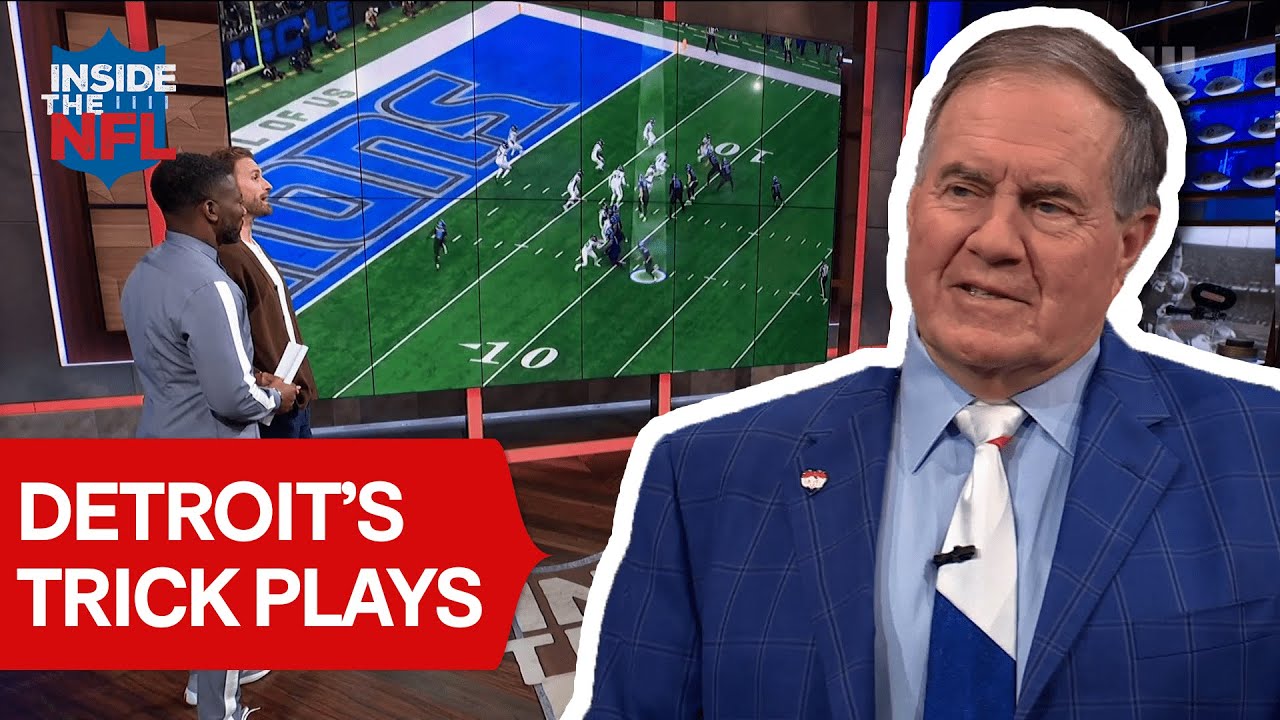 Bill Belichick Breaks Down Detroit Lions’ Trick Plays | Inside the NFL ...
