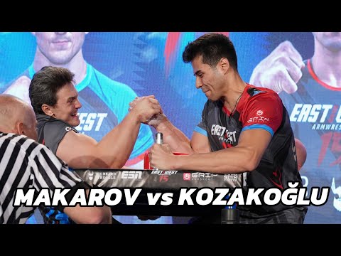 Artur Makarov vs Ömer Faruk Kozakoğlu  - East vs West 15 Right Arm 77kg World Title Match