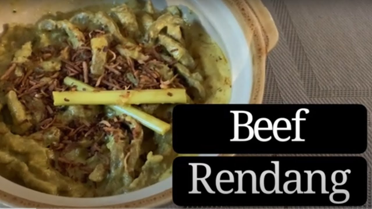 HOW TO COOK BEEF RENDANG | a Filipino style recipe for a popular Malay ...