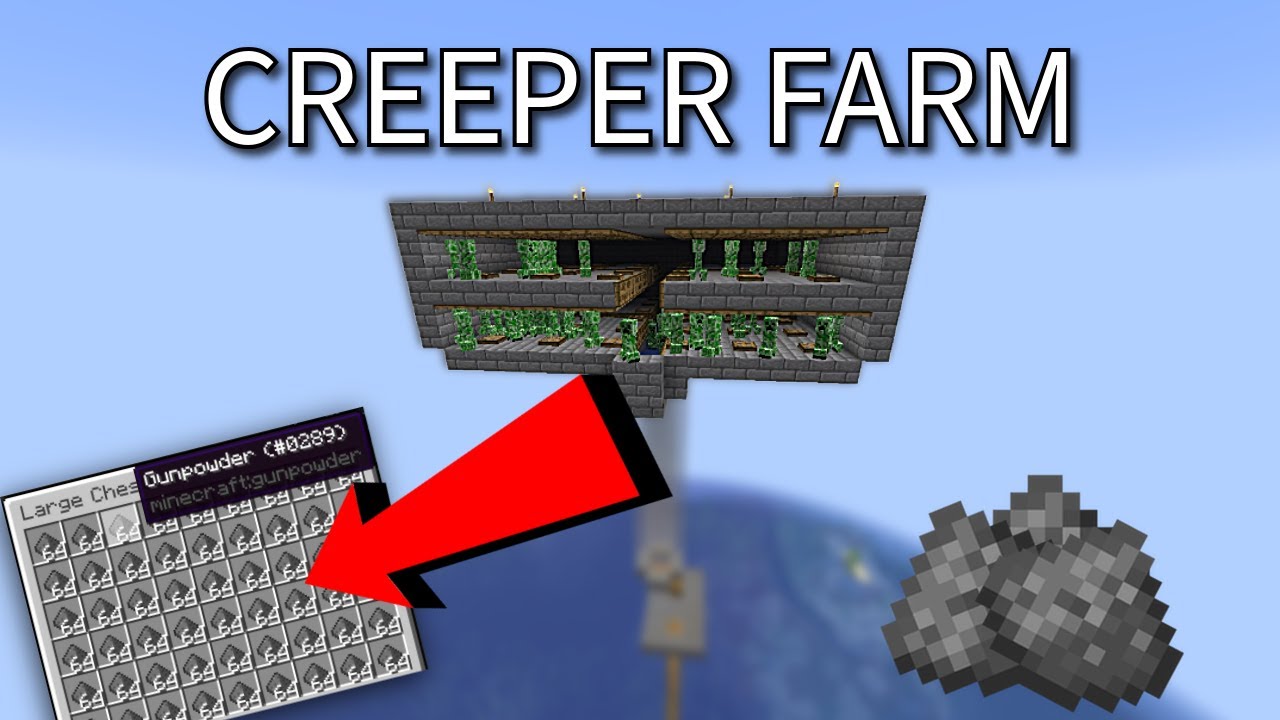 MINECRAFT 1.21.8 CREEPER FARM | Easy, Efficient, Automatic - YouTube