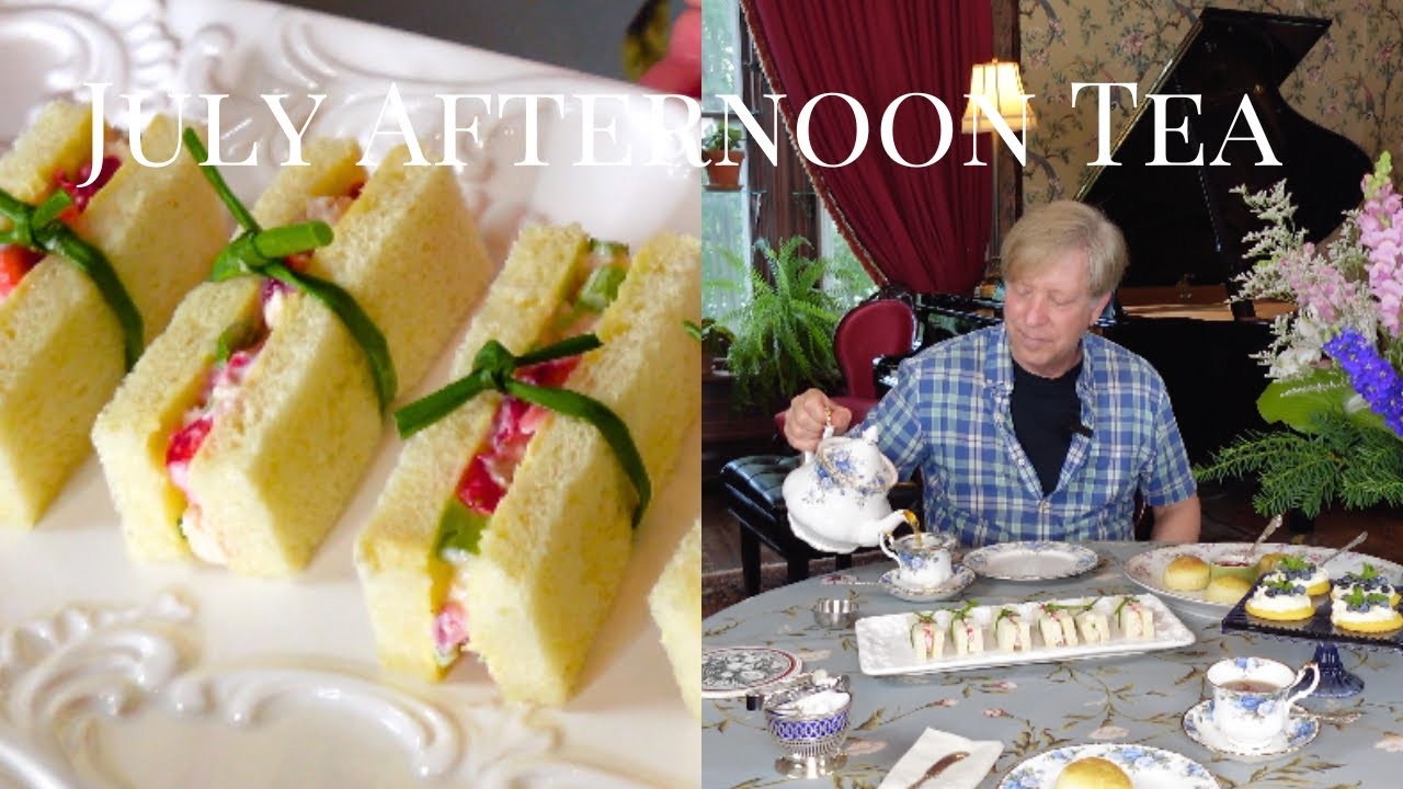 Afternoon Tea for a HOT Summer Day | Recipes | Flowers | Setting the ...