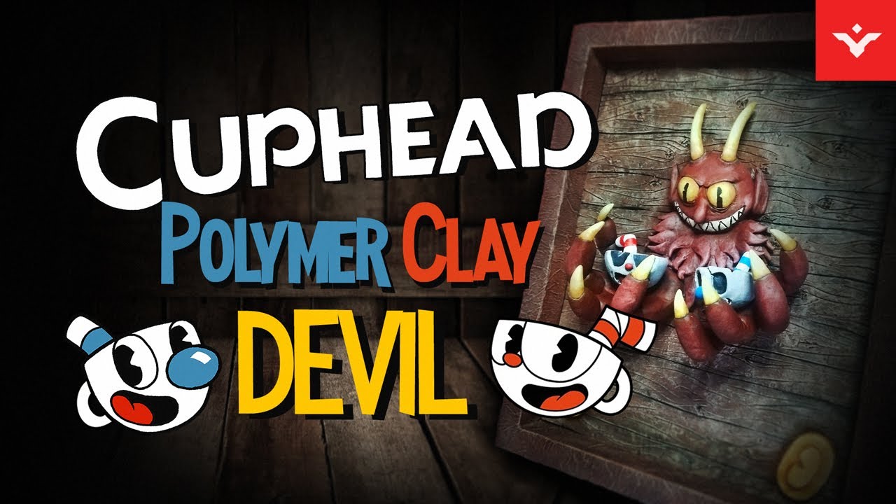 Sculpting The Devil from Cuphead // Polymer Clay Sculpture Process ...