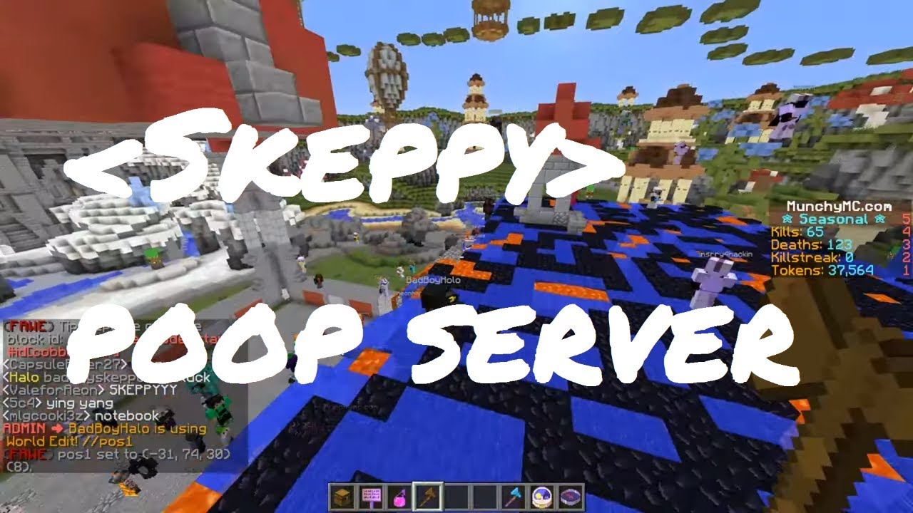 Skeppy said BadBoyhalo has a poop server in his livestream - YouTube