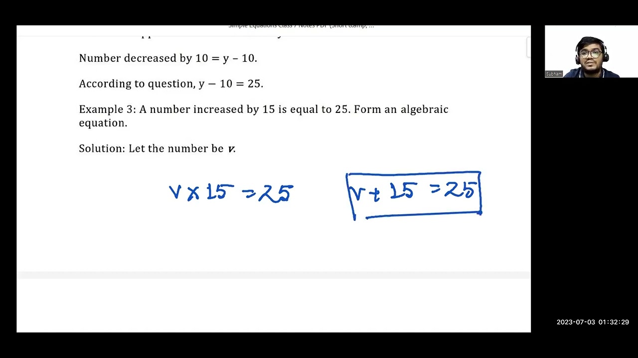 Maths Demo Lecture - YouTube