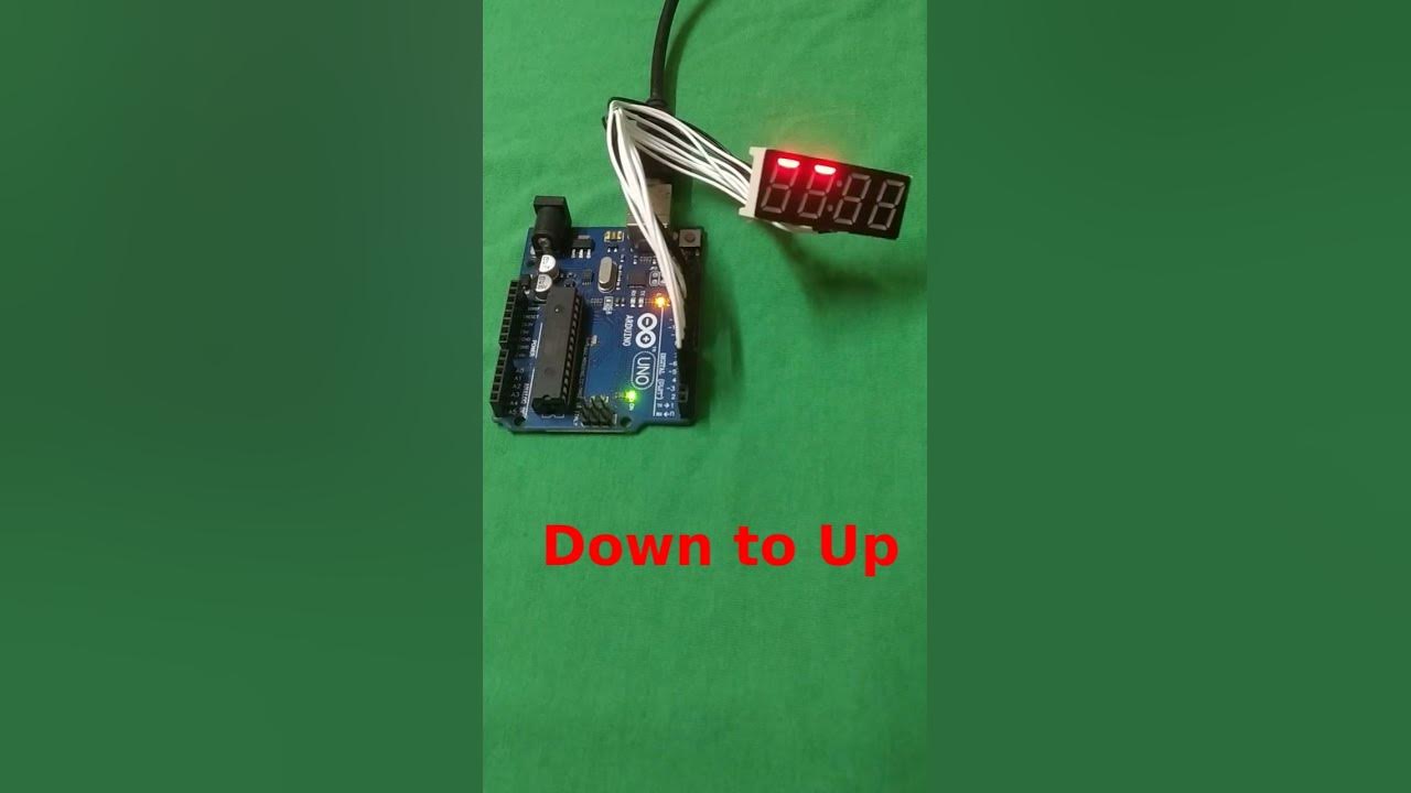 Animation In Seven Segment Led Display Arduino Animation 7segmentdisplay Project