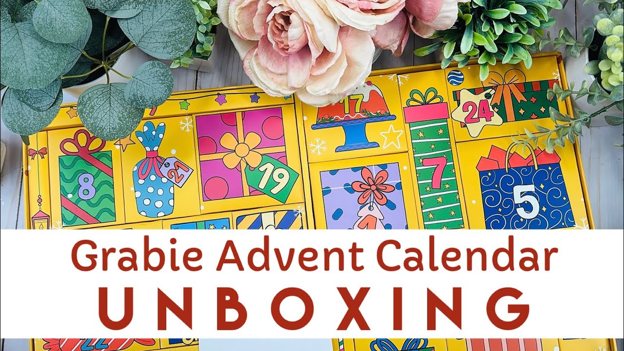 Grabbie Art Advent Calendar Unboxing - YouTube