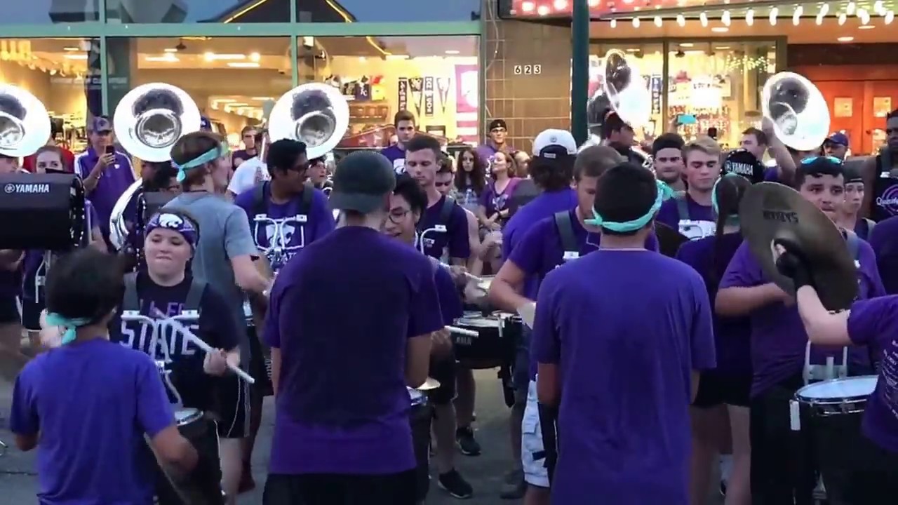 K-State Marching Band Concert 2017 at Aggieville - YouTube