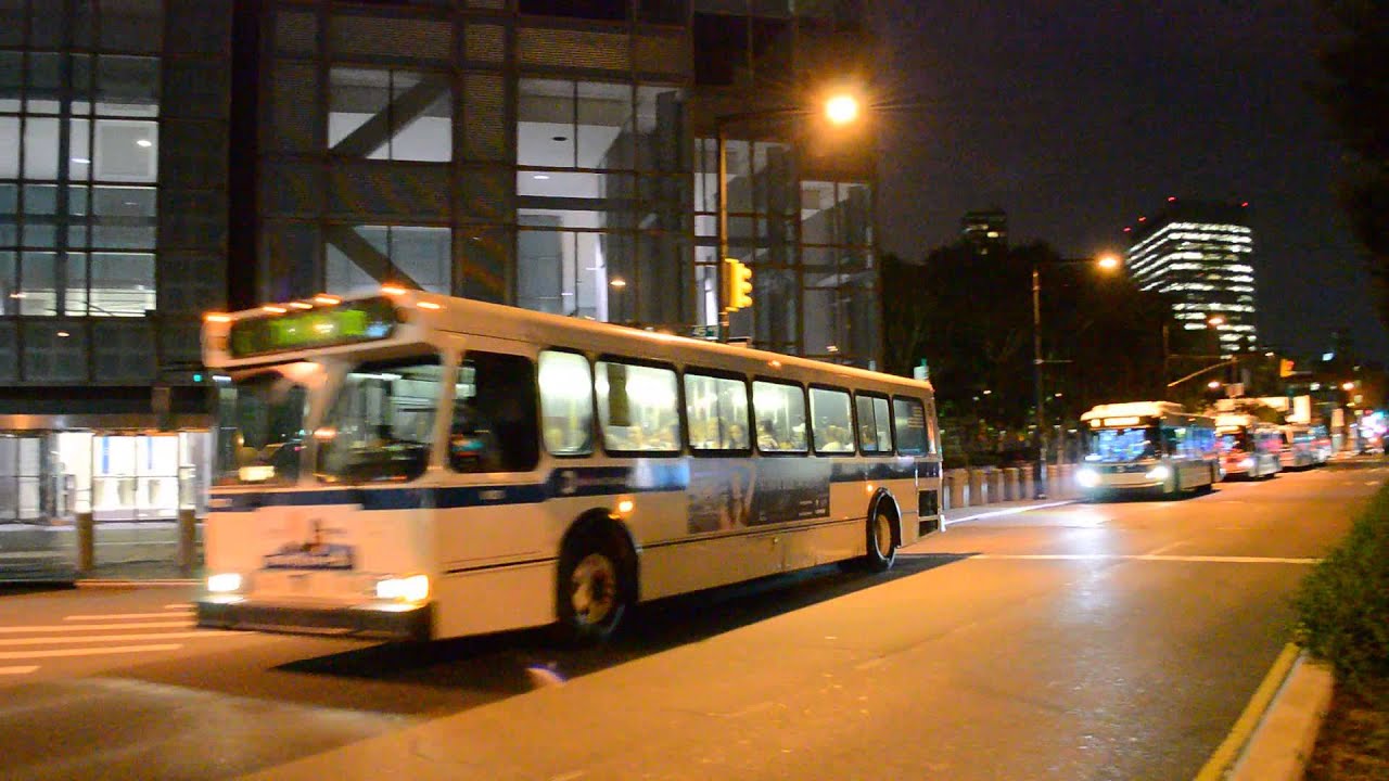 MTA New York City Bus 1999 Orion V 6102 On The G Train Subway Shuttle ...