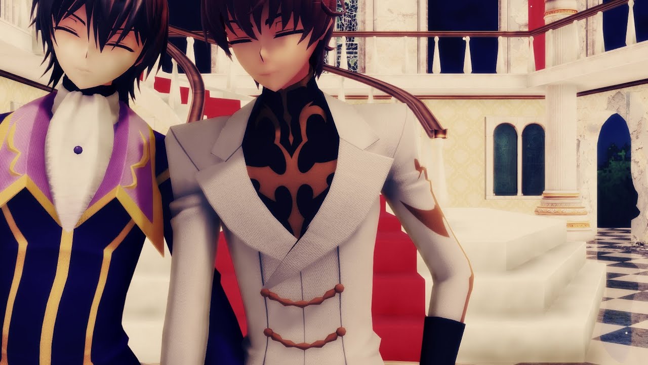 MMD - Code Geass - Lelouch & Suzaku - Cendrillon - YouTube