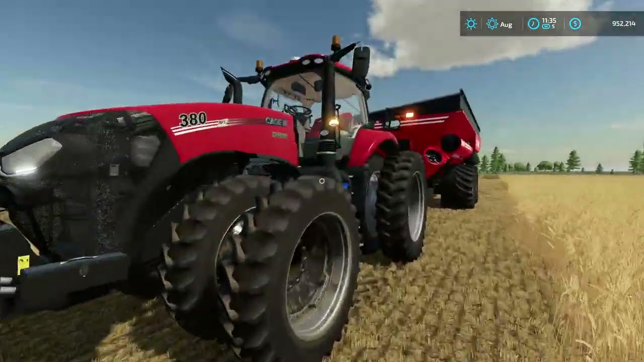 Harvesting on Welker Farms FS22 PC - YouTube