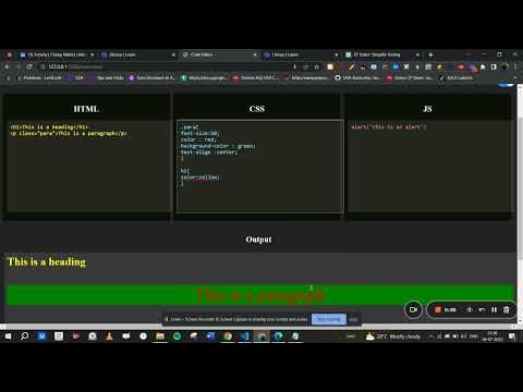 HTML CSS JS Compiler | DEMO - YouTube