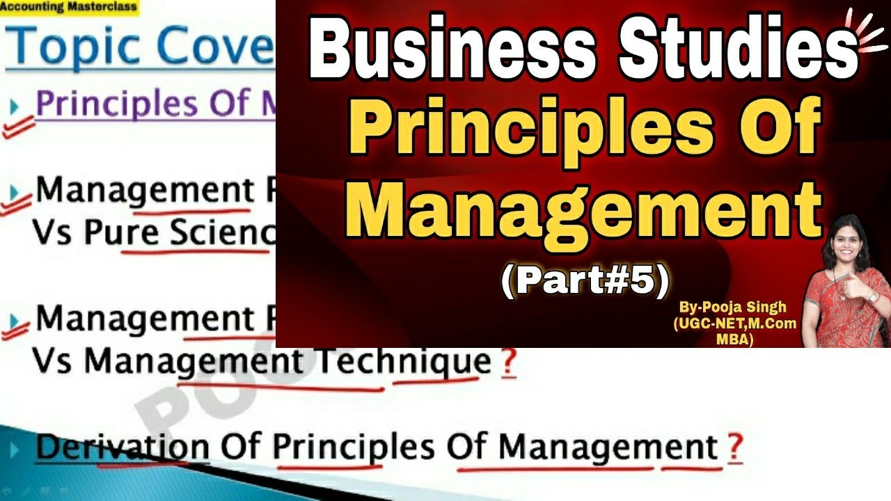 Principles Of Management | Business Studies | Introduction | BBA | B ...