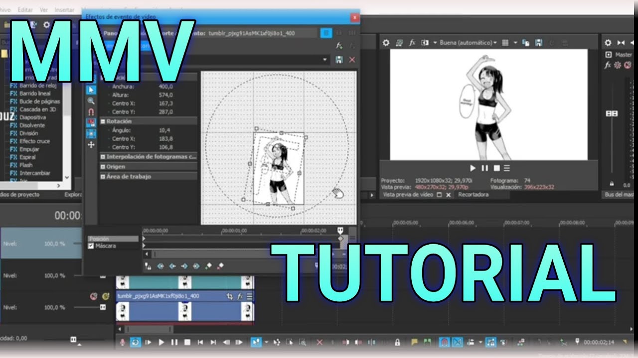 MMV TUTORIAL EN ESPAÑOL!! | PARTE 1 | Introducción Vegas y Animación ...