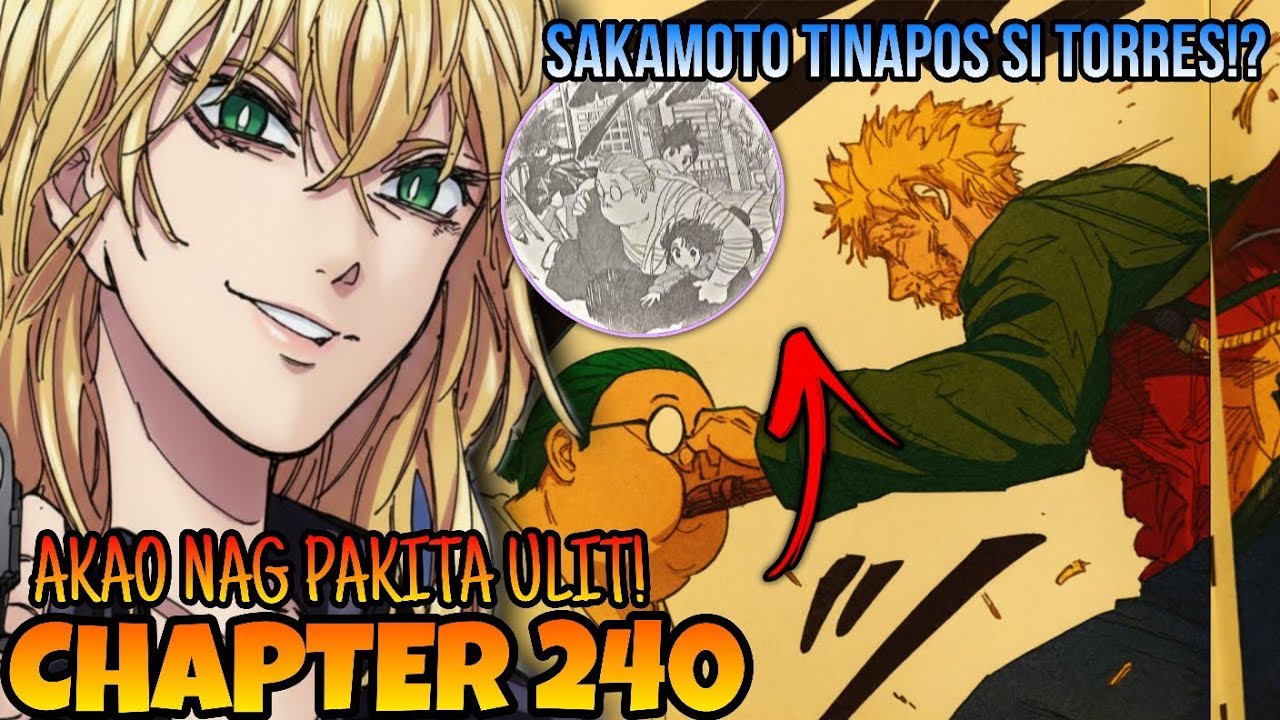 Sakamoto tinapos agad si Torres! | Sakamoto Days Chapter 240 | Akao ...