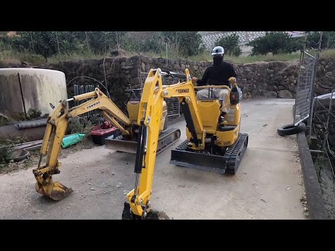 ミニショベル「ViO12」と「ViO10」を比較する / Compare mini excavators "ViO12" and "ViO10" - YouTube