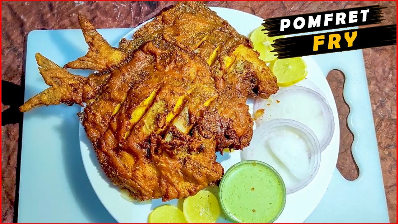 Make This Pomfret Fry For Your Family | Very Delicious Pomfret Fry ...