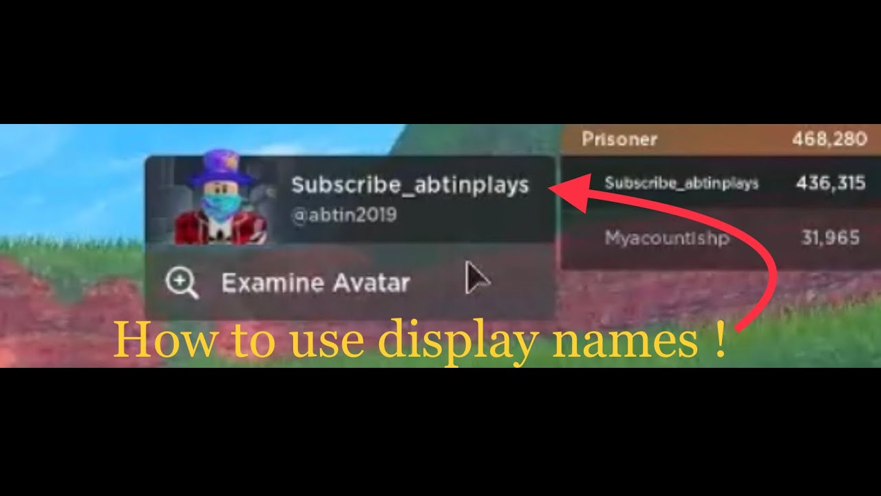 How to use display names in Roblox - YouTube