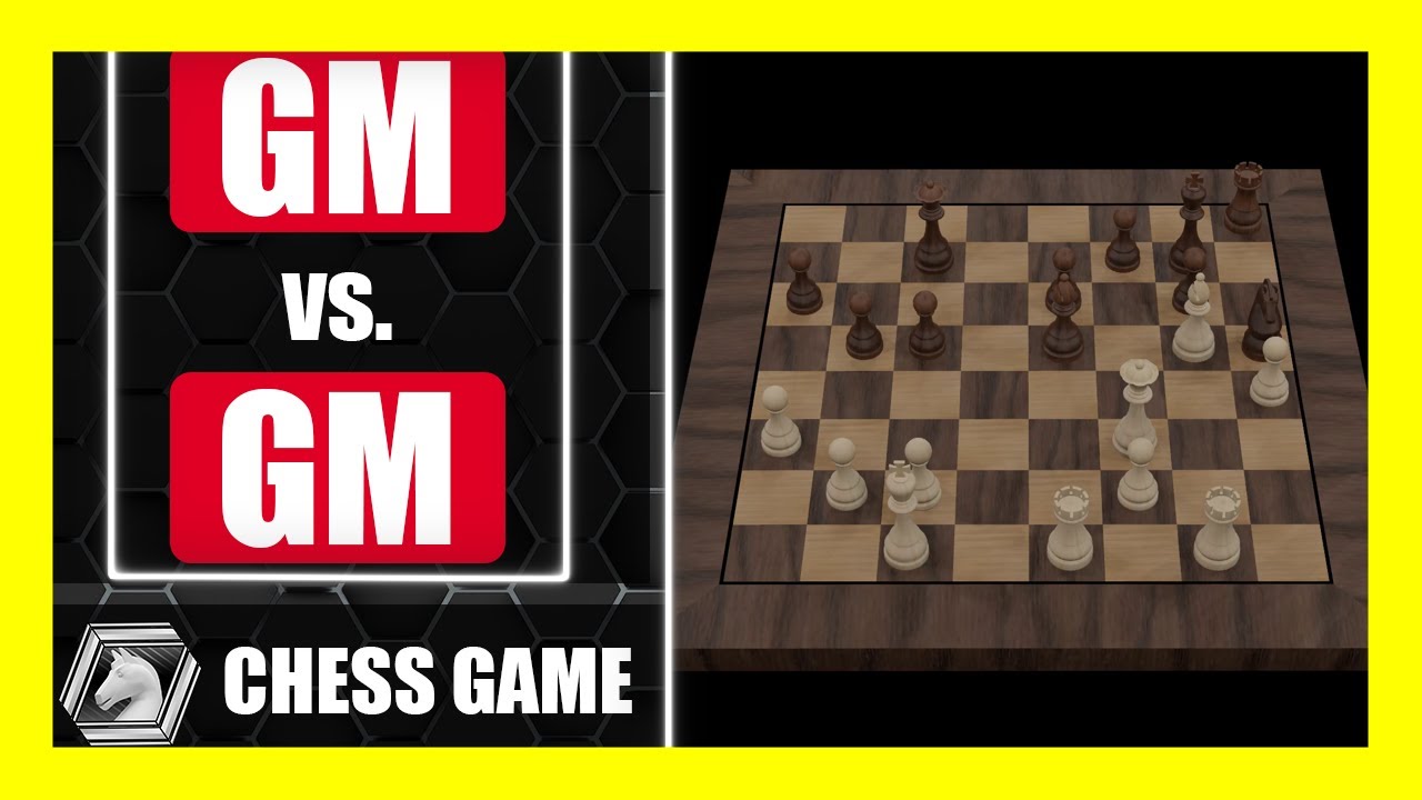 Grandmaster chess game, Jaime Santos Latasa (white) vs. Leonid Milov ...