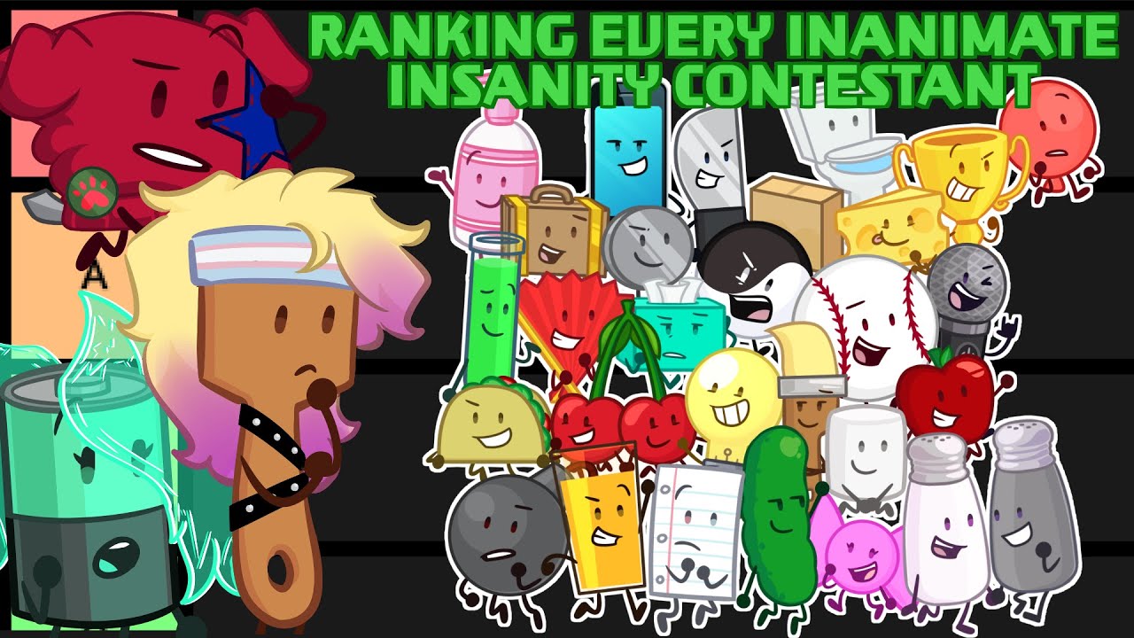Jazzy Ranks EVERY Inanimate Insanity Contestant! (ft. @PuppyRelp ...