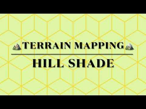 Hill shade - Terrain mapping - YouTube