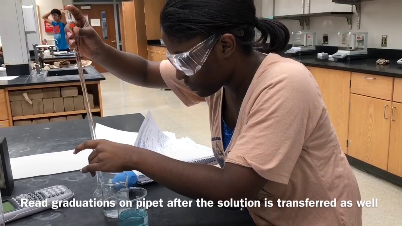 Dilution Lab Video- Katey Johnson, Molly Smith, Jada Hines, and Shem ...