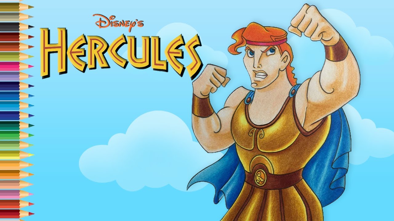 How to draw Hercules | Disney Hercules | with pencil and colors || Cam ...