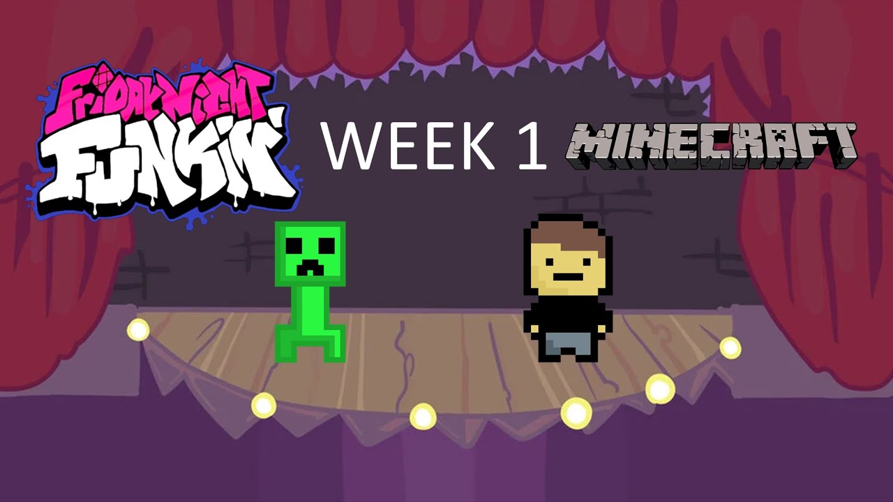 MINECRAFT X FRIDAY NIGHT FUNKY / ANIMACION - YouTube