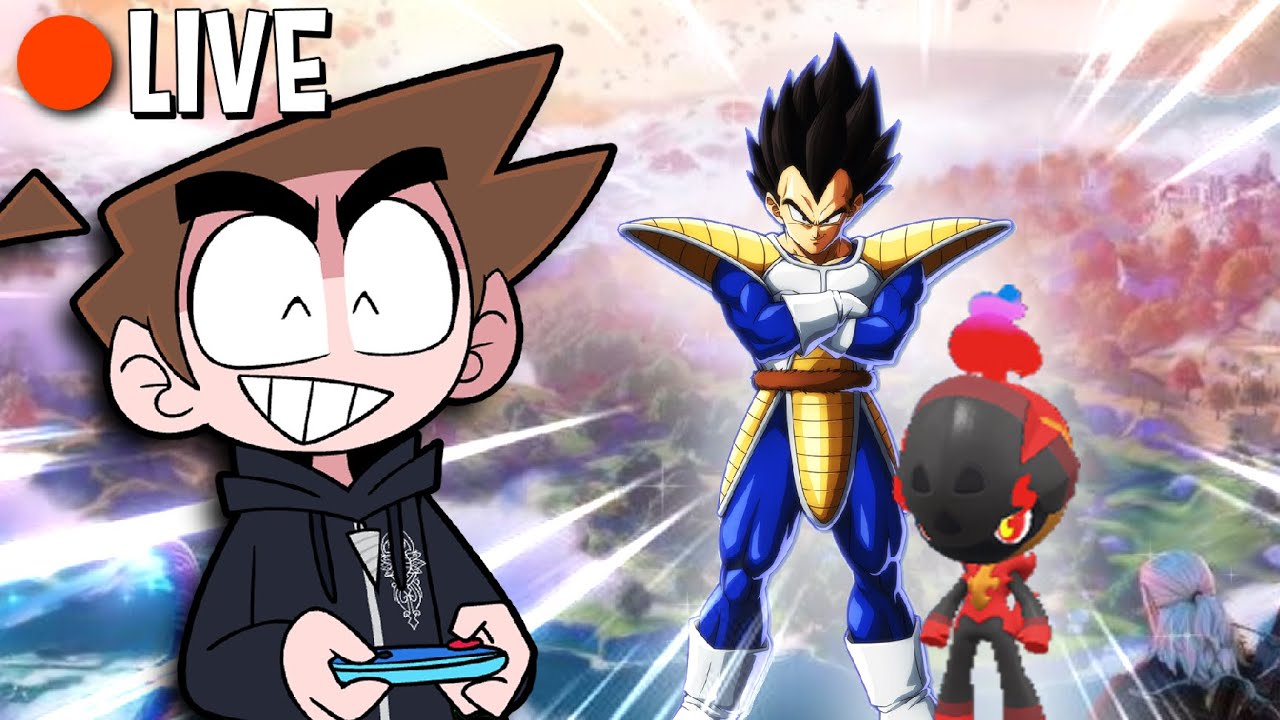 I'm a toontuber now || Vegeta Fortnite then Shiny Hunting in Pokémon ...