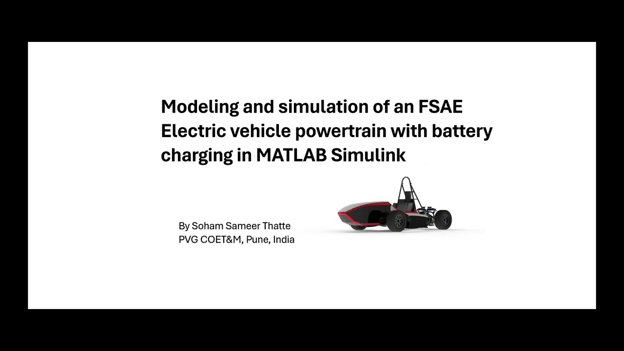 Modeling and simulation of FSAE EV powertrain with battery charging | # ...