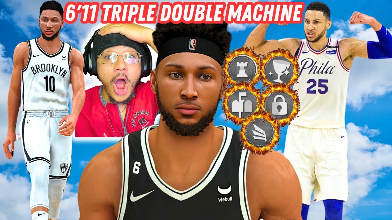 📣🔴*GAMEBREAKING* 6'11 TRIPLE DOUBLE MACHINE ON NBA 2K24 🔴📣🔴📣!CASHAPP ...