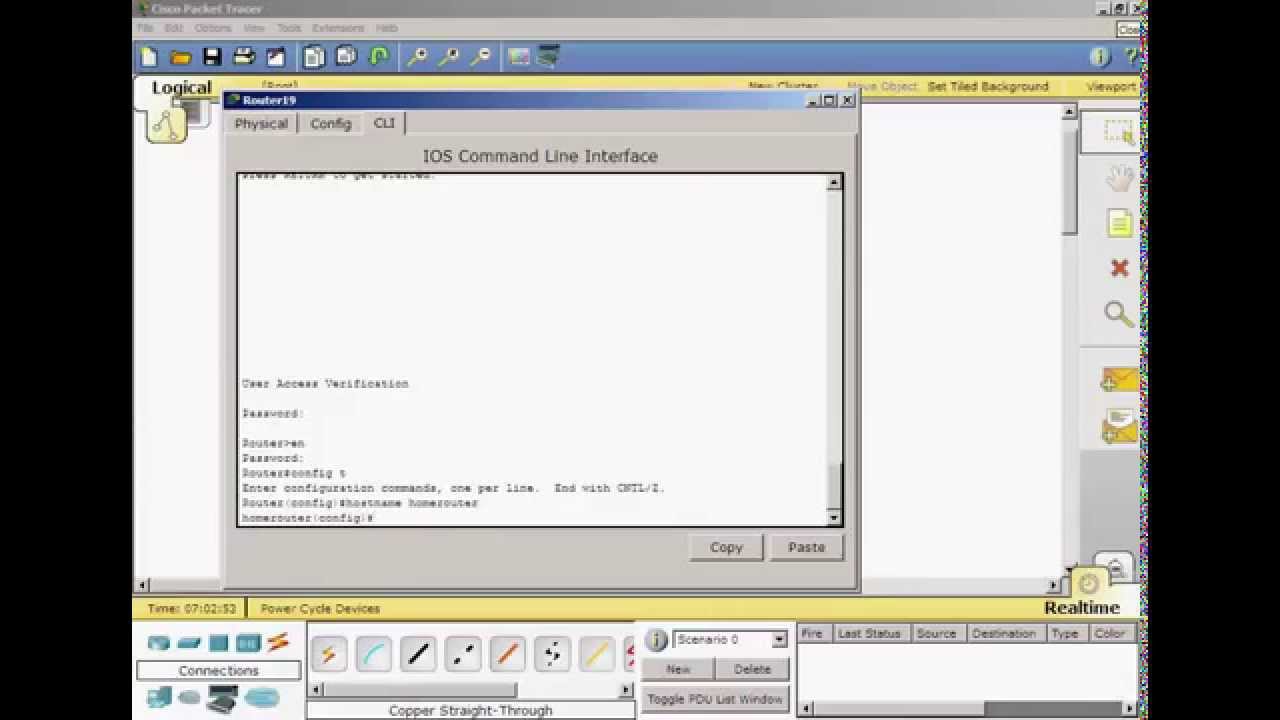 Cisco packet tracer ping Ελληνικά - YouTube