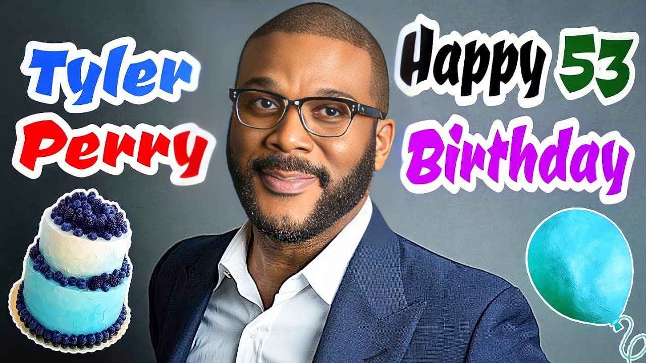 today is tyler perry birthday on september 13, 1969🎂🎈 - YouTube