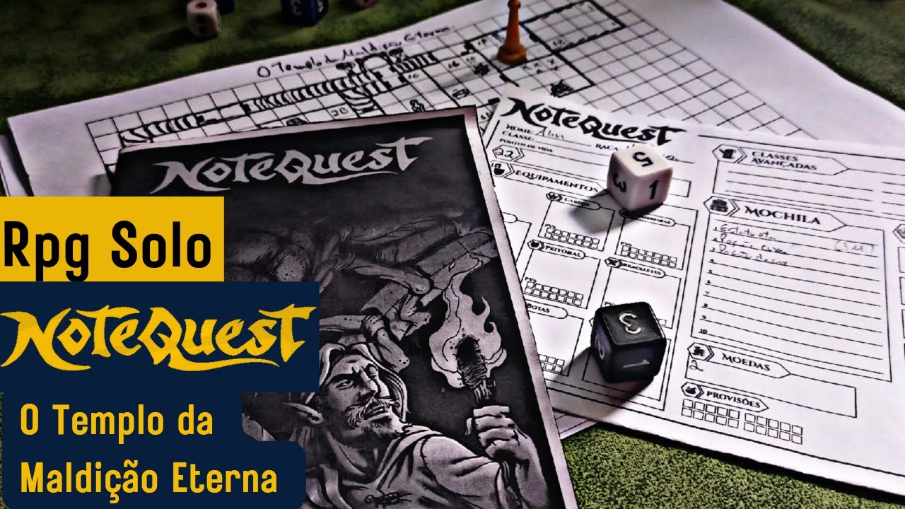 Notequest: uma aventura Dungeoncrawl completa! #rpgsolo #rpgdemesa #rpg ...