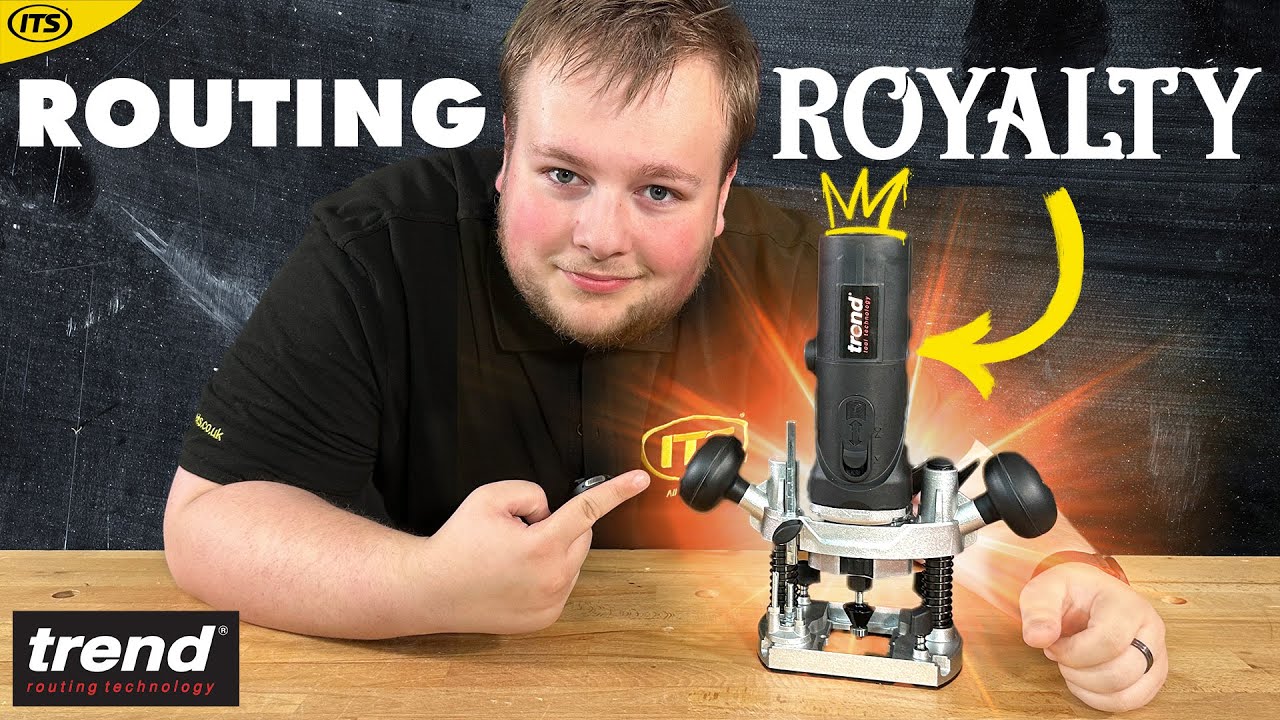 Trend T4EK 1/4" Plunge Router - Quick Look - YouTube