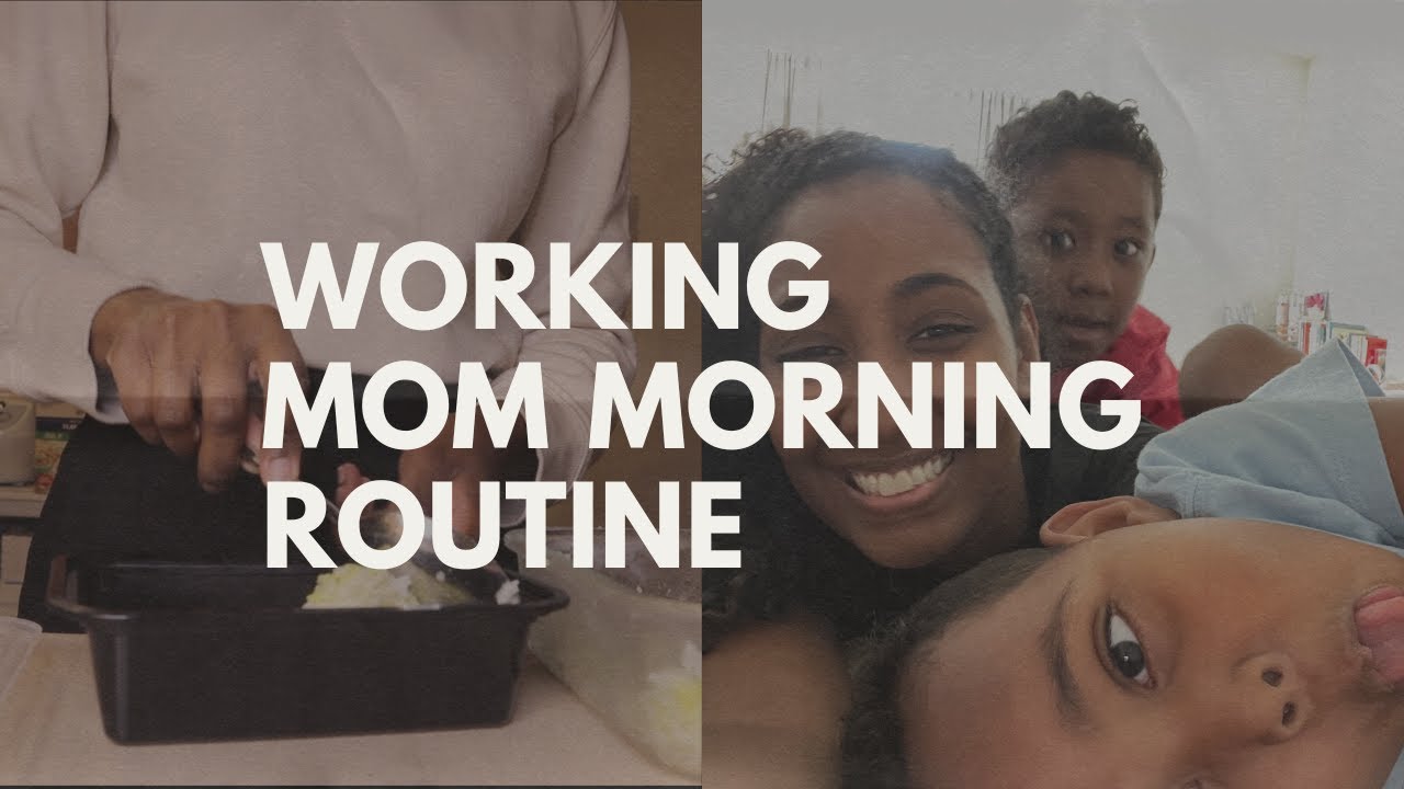 9 to 5 Working Mom Morning Routine - YouTube