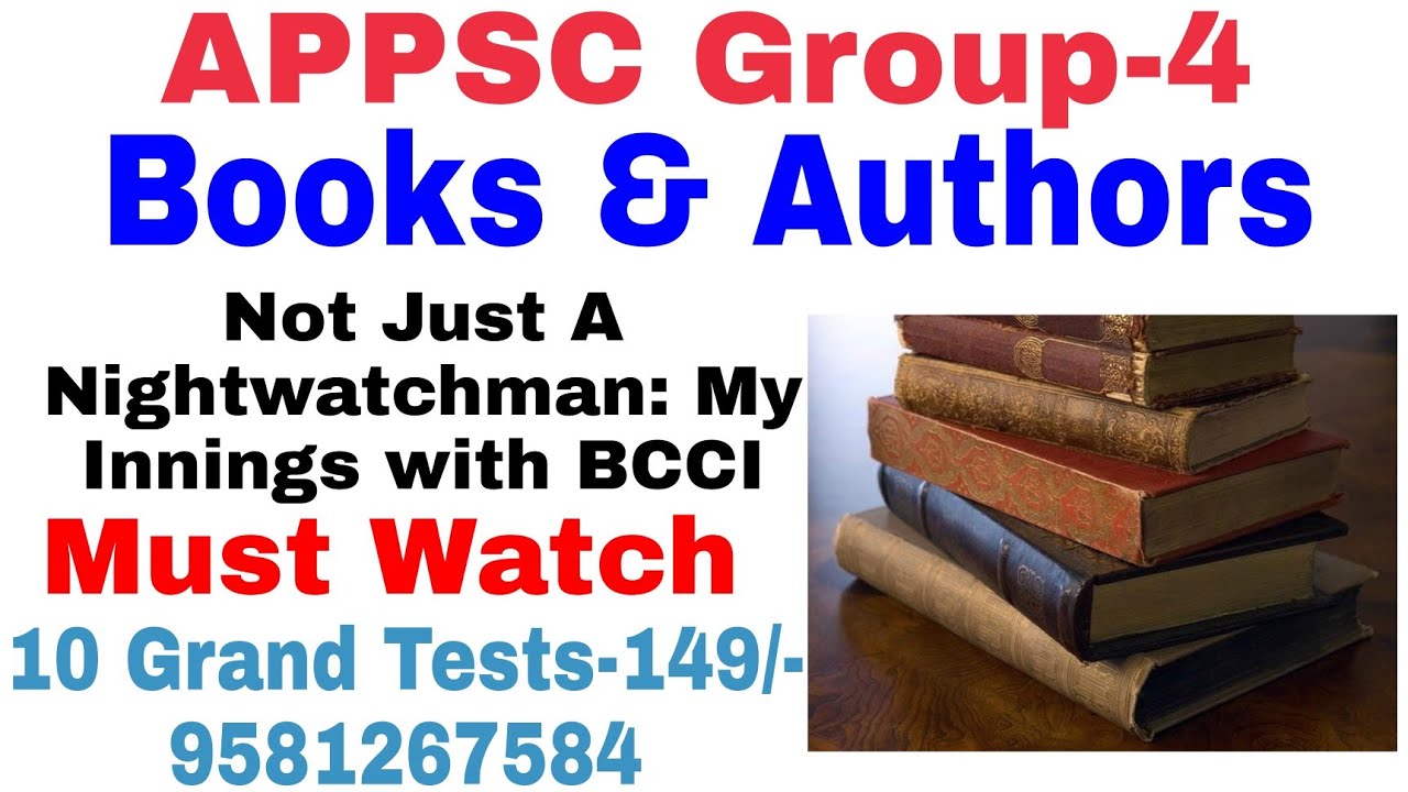 APPSC Group-4 Books & Authors Most Important| 10 Grand Tests-149 ...