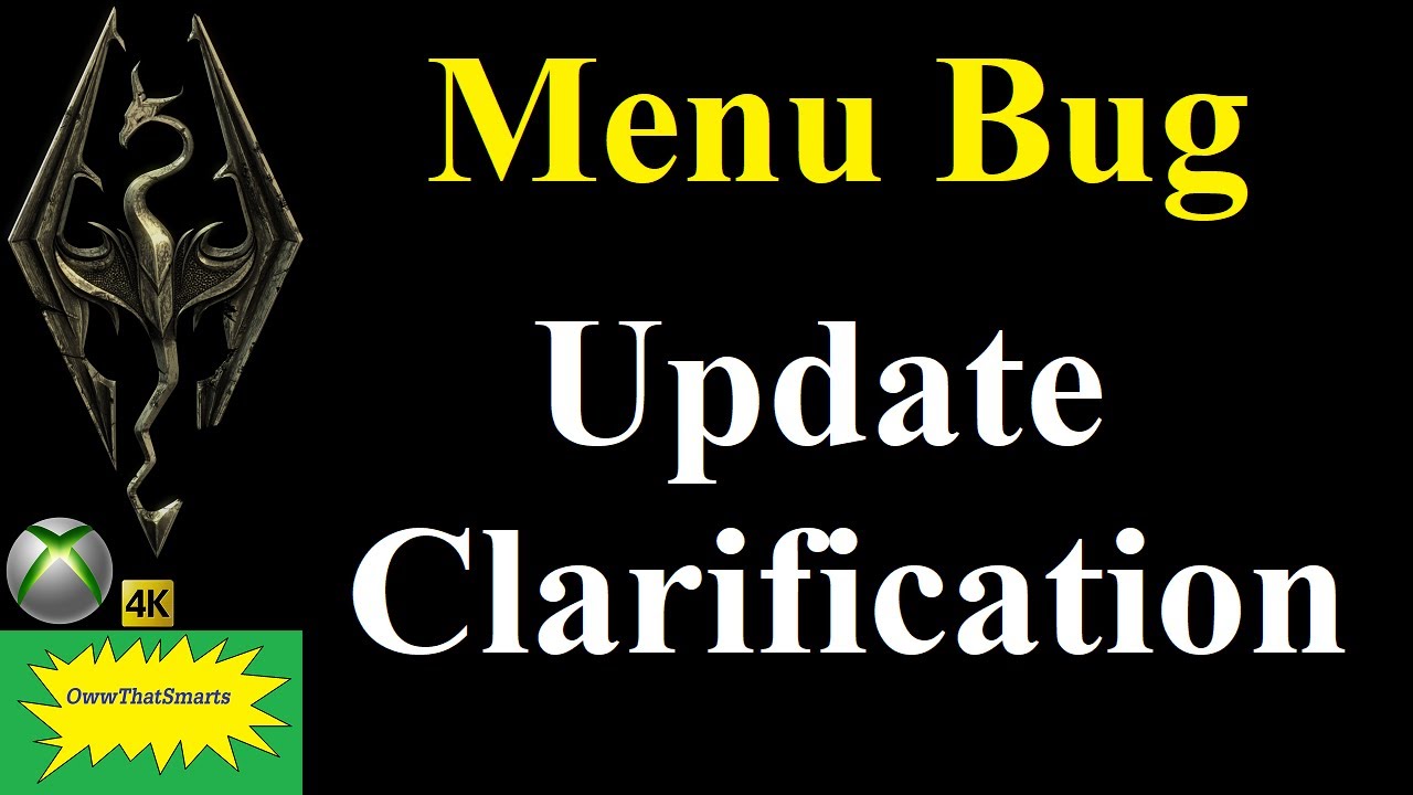 Skyrim (mods) - Menu Bug Update - YouTube