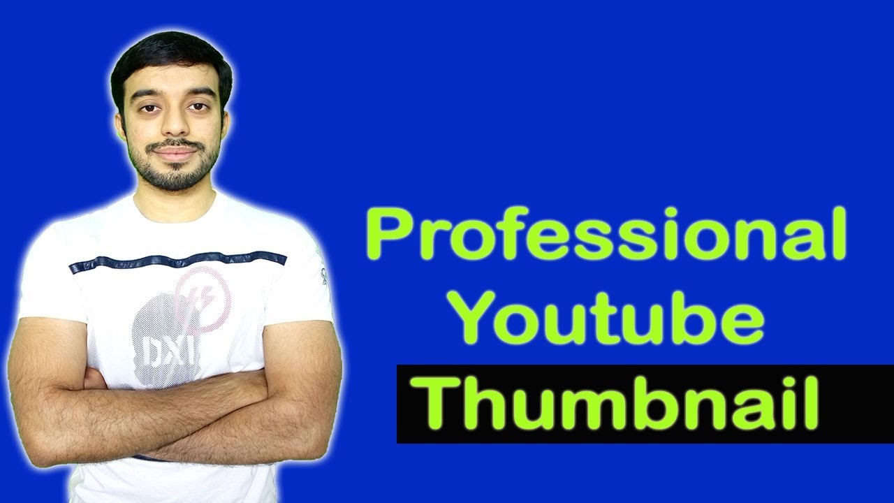 How to make your own thumbnails for youtube videos | youtube thumbnail ...