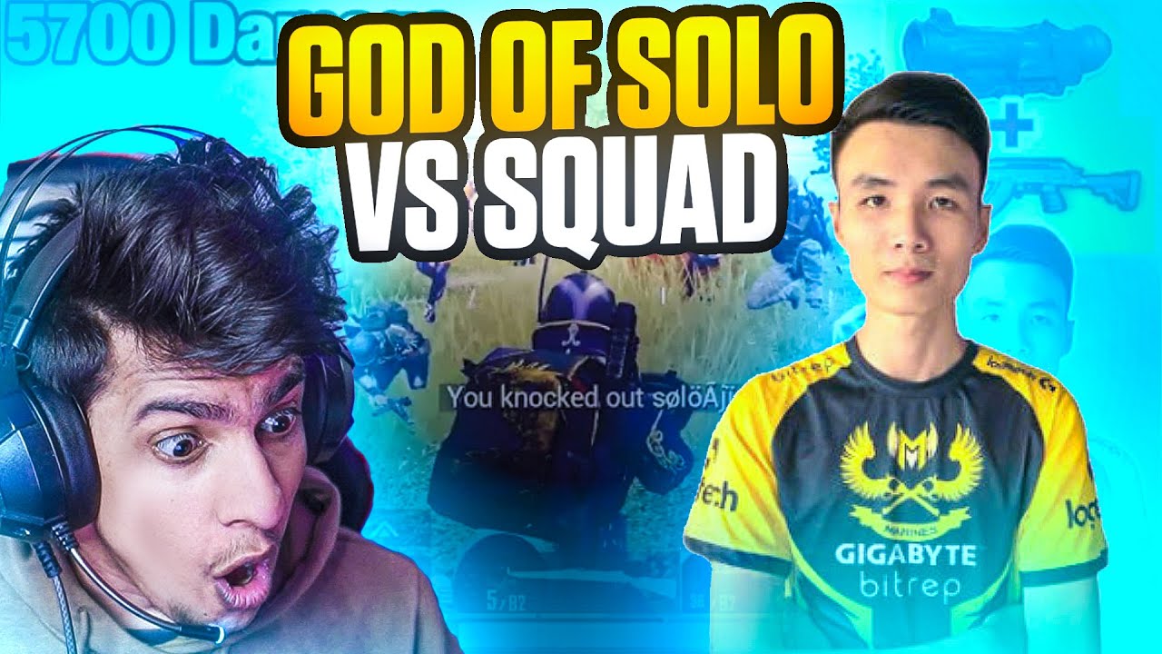 🔥 God of Solo Vs Squad @Tacaz Best Clutches in PUBG Mobile - YouTube