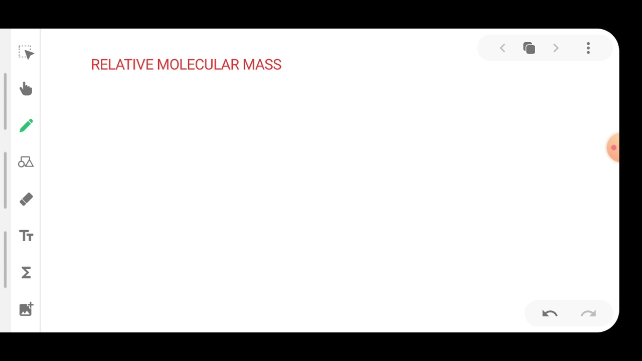 Finding relative molecular mass and relative formula mass - chemistry ...