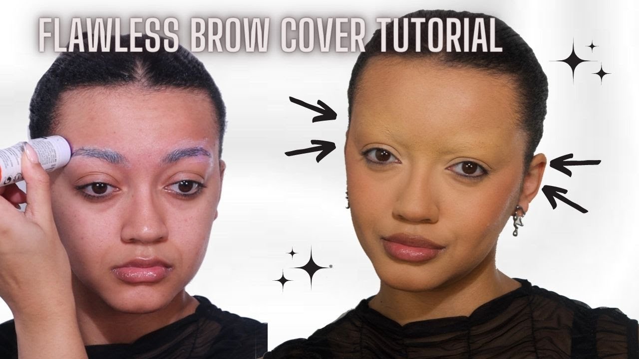 FLAWLESS BROW COVER TUTORIAL - YouTube