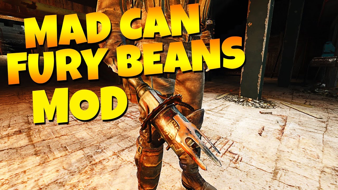 Fallout 4 - Mad Can "Fury Beans" Melee Weapon Mod Spotlight - YouTube