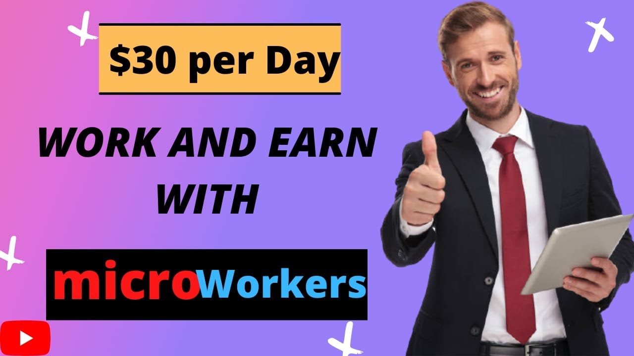 $30 Clicking Ad I Microworkers Review: Make Money from Home doing Micro ...