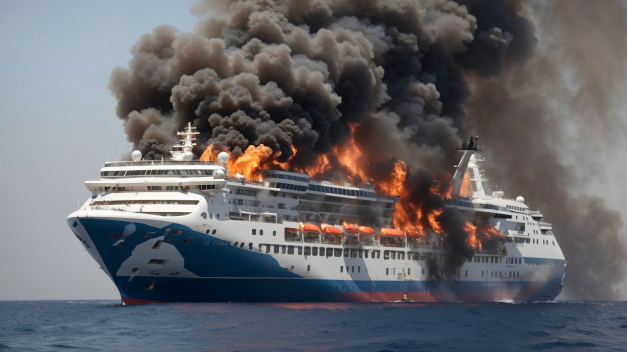 1 minute ago! cruise ship carrying Putin and 25 Russian ministers sank ...