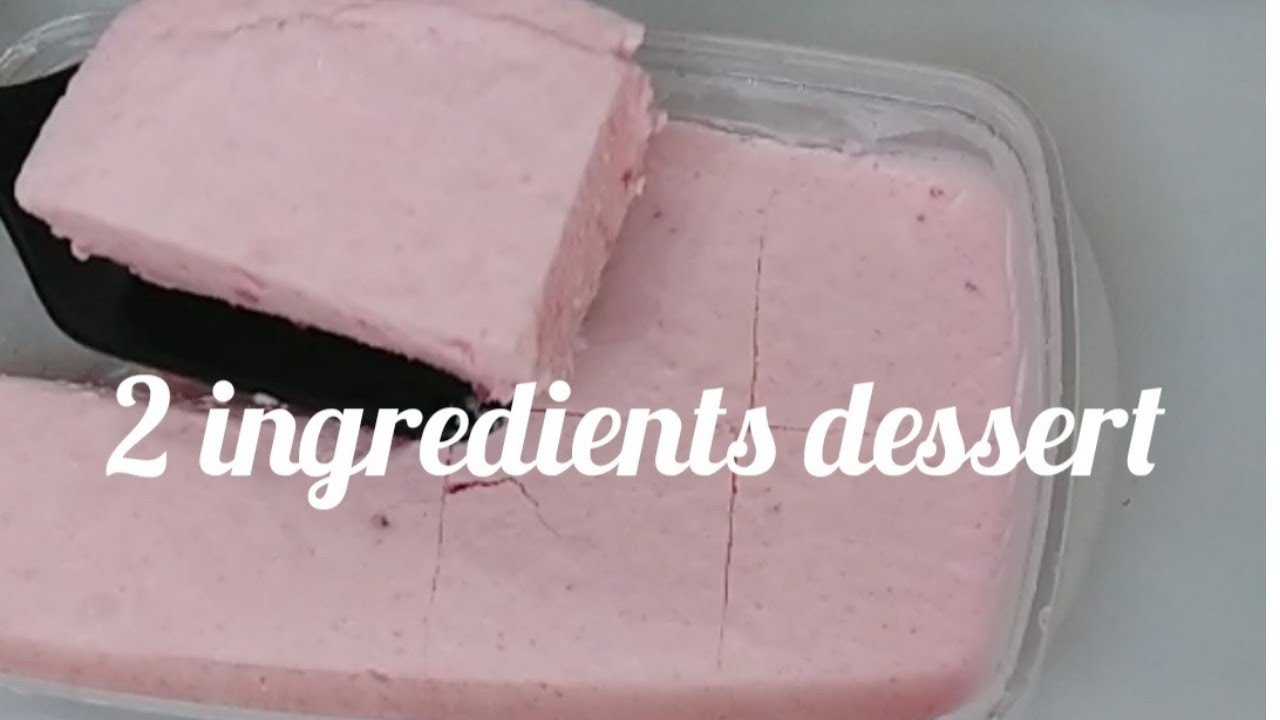 Only 2 ingredients dessert recipe in 1 minute - YouTube